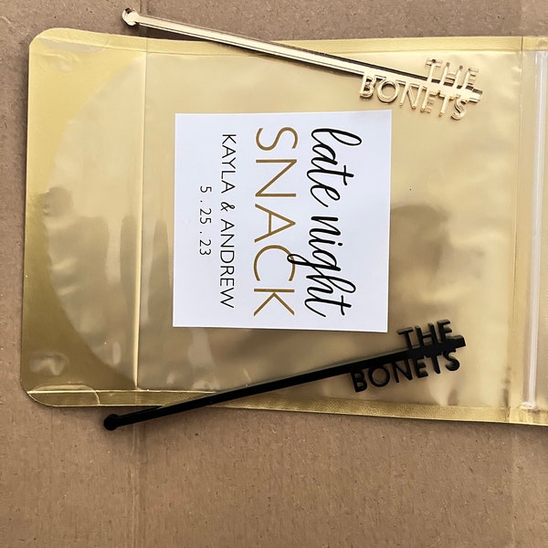 Wedding Favor Bags for Guests - Personalized Candy, Popcorn, Treat Bags ...