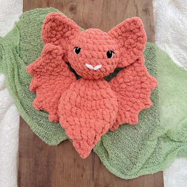 Bitty + Batty Crochet Pattern, Crochet Bat, Halloween , Snuggle Toy ...