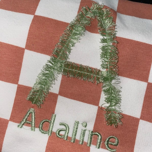 Cute Fluffy Fringed FONT Machine Embroidery Designs in Assorted Sizes ...