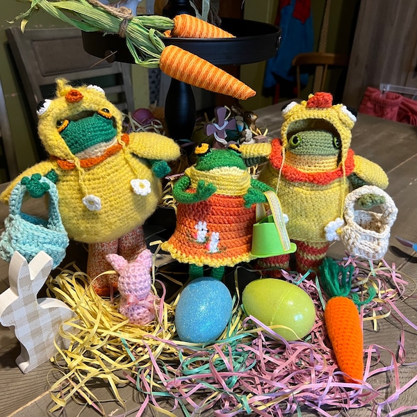 Chicken Costume Crochet Pattern for Frog (PDF Tutorial) - Etsy