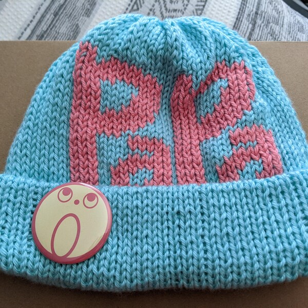 PATTERN Mothman Knit Hat - Mothman or Maybe Sandhill Crane Size ...
