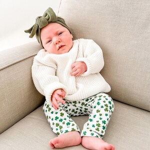 Lavender Rib Bummies And/or Top Knot Headband Set Baby Girl - Etsy