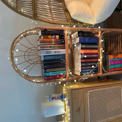 Wicker Shelving Unit Etagere Shelf,boho Furniture Decor,book Plant ...