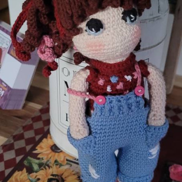 Crochet Pattern Julia, Pattern Includes Doll and Clothes. This Crochet ...