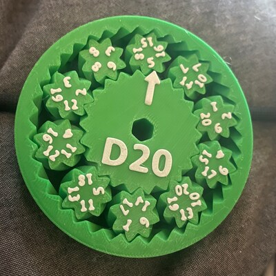 STL 3D Print File for D20 by PYE Games Digital Spinning Dice File - Etsy