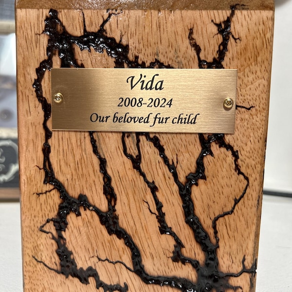 Custom Engraved Solid Brass Plate Picture Frame Art Label Name Tag 3" X ...