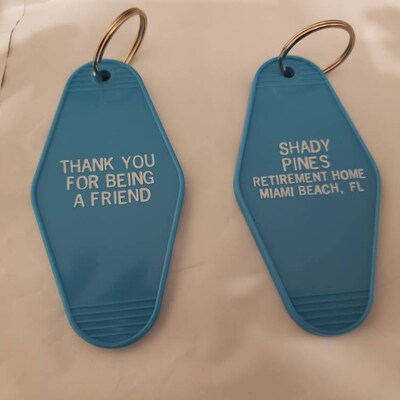 Teal Golden Girls Inspired Keytag - Etsy