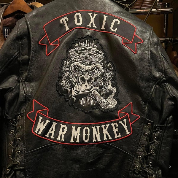 Custom Rockers Patch for Bikers, Any Size, Motoclub Jacket, Large Patch ...