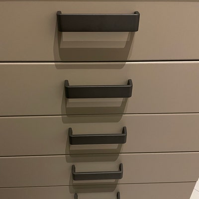 Dark Grey Titanium Kitchen Cabinet D Handles 128mm 160mm - Etsy
