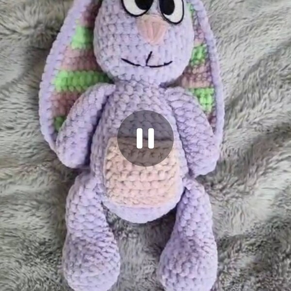 Floppy Bunny Toy, Bluey Floppy Bunny, Lilac Bunny From Bluey - Etsy