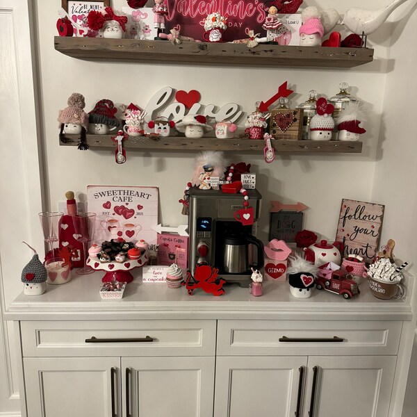 Valentine's Day Coffee Bar Decor - Etsy