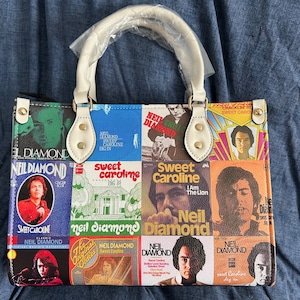 Vintage Priince Purple Leather Handbag,prince Handbag Love Singer,music ...