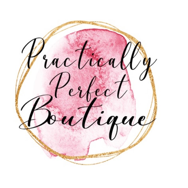 Gold Circles With Pink Watercolor, Watercolor Circles for Logo, Gold ...