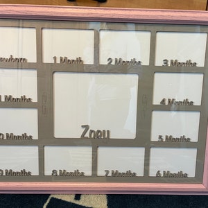 Personalized Kids Name School Years Picture Frame Baby First - Etsy