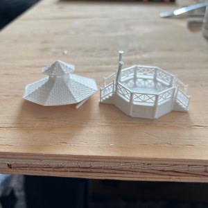 Miniature Ferry/train Station Building Clock Tower HO 1/87 Scale for ...