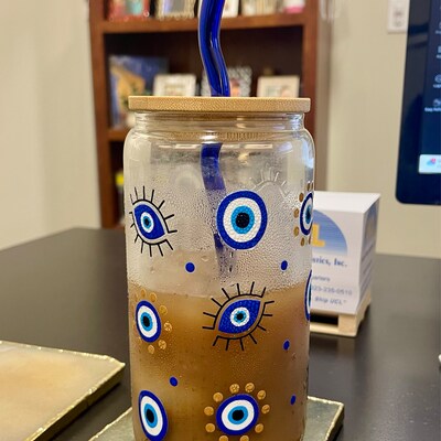 Cold Brew Coffee Cup, Cute Iced Coffee Cup, Iced Coffee 20oz Cup, Tall ...