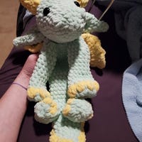 Cato the Dragon Snuggler/lovey Amigurumi Crochet Pattern - Etsy Canada