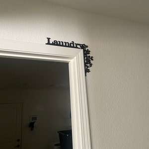 Home Decor Signs Laser Cut Door Topper Personalized Door | Etsy