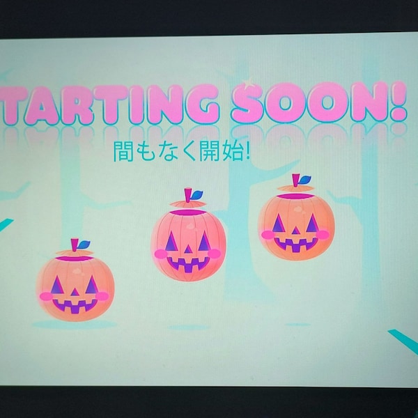 Animated Horror Twitch Screen Overlay Retro Horror Movie Halloween ...