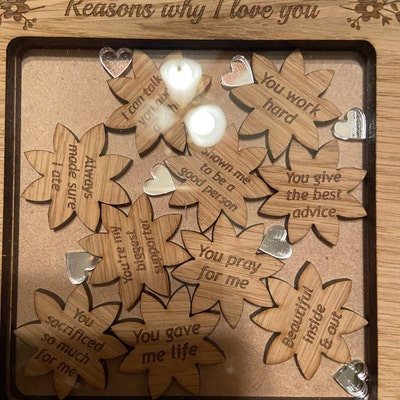 10 Reasons Why I Love You Personalised Fathers Day Gift From - Etsy