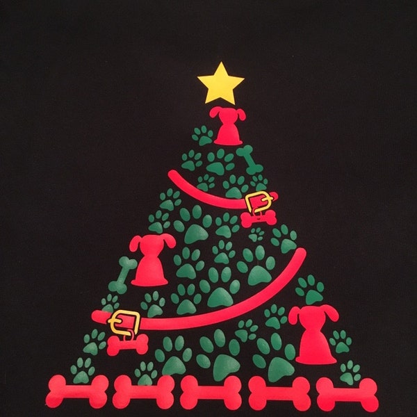 Dog Christmas Tree - Dog SVG and Cut Files for Crafters - Etsy