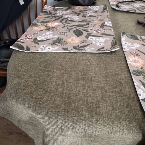 Faux Burlap Textured Solid Tablecloth / Home / Wedding / Picnic ...