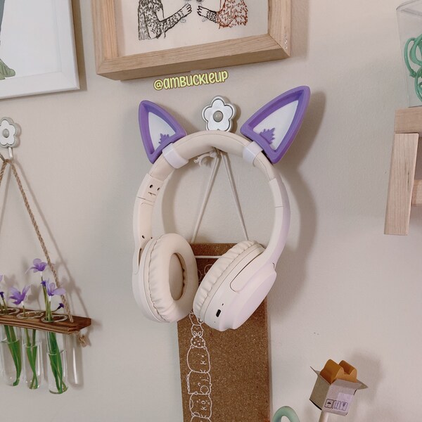 Fox Ears for Headphones - Deer Ears Headset Attachment - Horns for ...