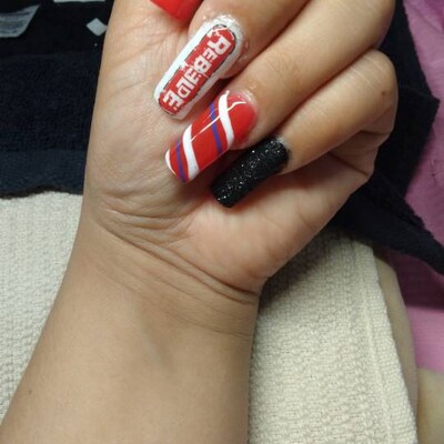 Drip Happy Face Smile Nail Decals for Acrylic and Press on Nail Art ...