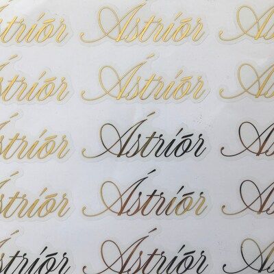 Gold Clear Custom Stickers, Custom Product Labels, Gold Foil Printing ...