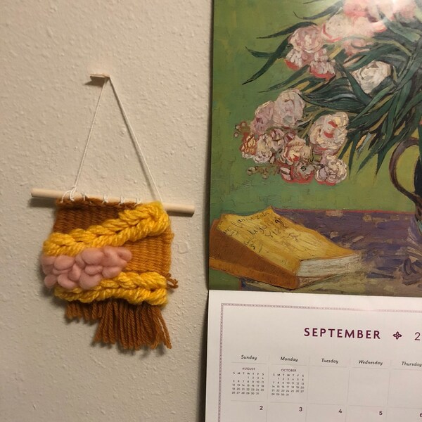 Knit Light Wall Hanging - Crochet Knitted String Light Fairy Light Wall ...