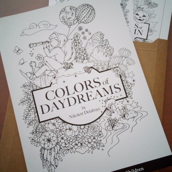 Autumn Coloring Book DIGITAL | Printable Adult Kids Coloring Page ...