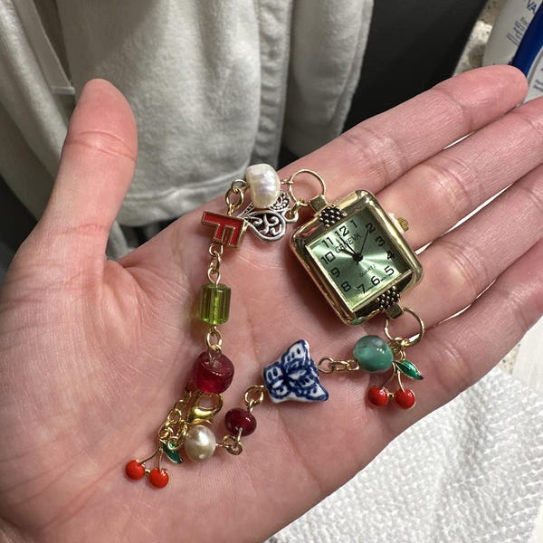 Charm Watch Bracelets - Etsy