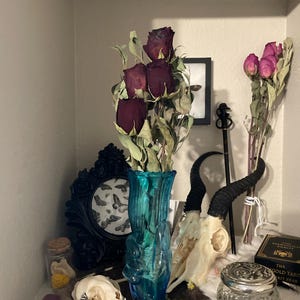 Vintage Golden Green Rose Altar Kit / Cottage Witch / Love Witch Shrine ...