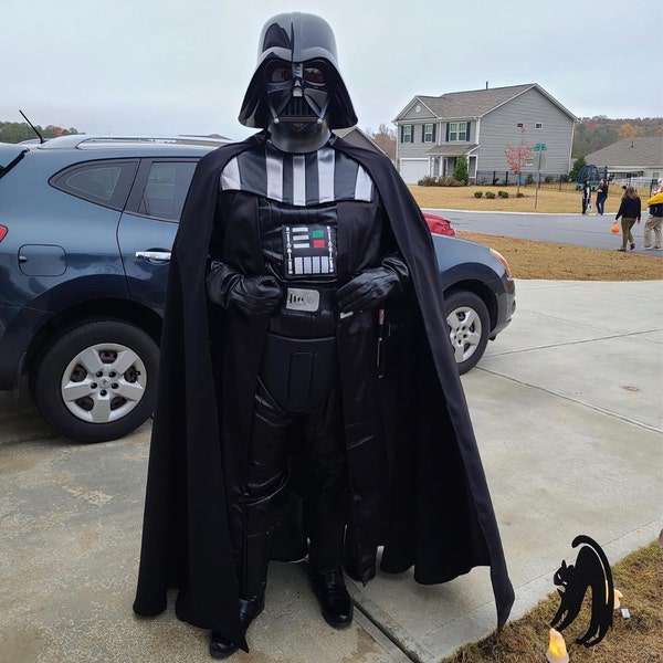 Darth Vader Custom Length Cape - Only Cape With Chain - Etsy