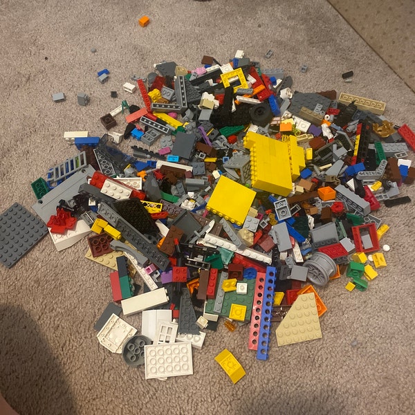 Legos by the Pound! 1 Pound of Genuine Lego Brand Pieces Randomly ...