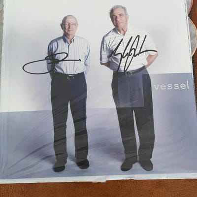 Barry Gibb & Robin Gibb Dual Signed Autographed Vintage BEE GEES First ...