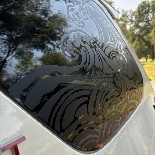 Fits Toyota 4runners 1996-2025 — Kanagawa Wave Prezisioncut® Rear Side ...