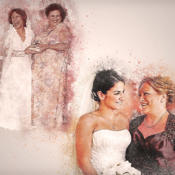 Custom Mom Portrait Mothers Day Portrait Mamma Chalk Sketch Mama Mommy ...