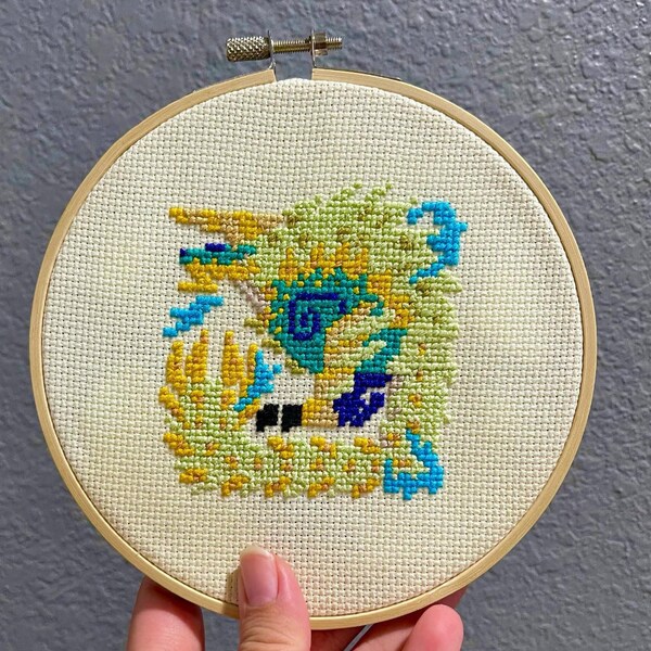 Bird Wyvern Monster Hunter Cross Stitch Pattern Bundle, PDF Pattern ...