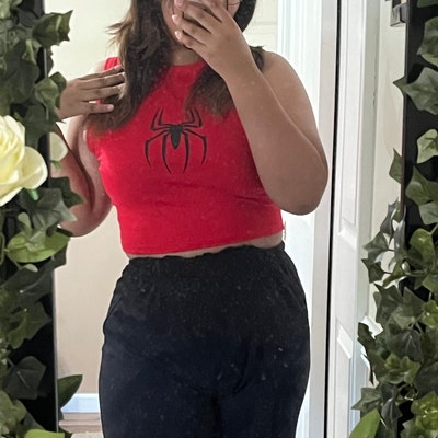 Spider-man Crop Tank Amazing Spider Man Avenger Shirt Superhero Shirt ...
