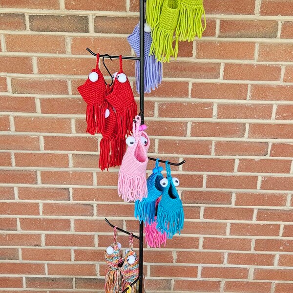 CROCHET PATTERN Mini Yip Yip, Crochet Hanging Yip Yip, Car Hanger, Mirror Hanger, Hanging ...