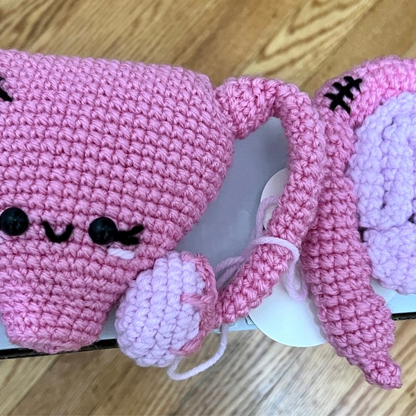 Spleen Stuffed Plushie Handmade Crochet Organ Nurse Gift Doctor Gift ...