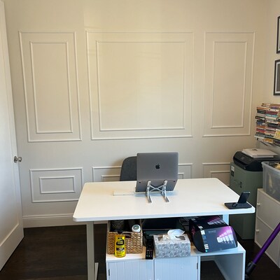 Decorative Wainscot Panel, Wall Moulding Design, Ready Cut Molding Kit - Etsy