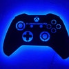 XXL Sized Led XBOX Game Controller Back Lit Sign, Game Room Decor, Wall ...