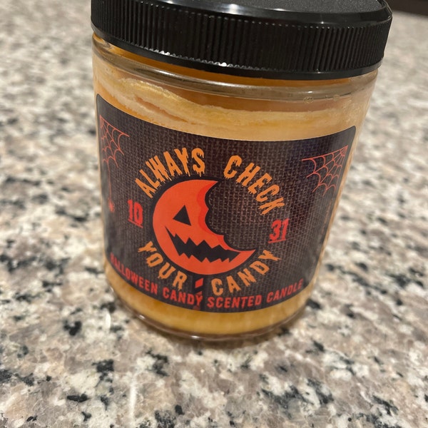 Trick ‘r Treat Sam Halloween Candy Scented Soy Candle - Etsy