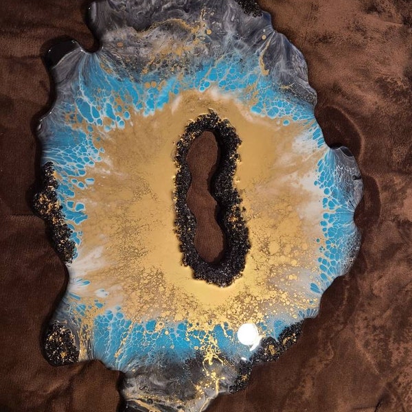 Geode Wall Picture | Wall Painting | Geode Wall | Wall Decor | Abstract ...