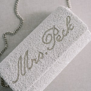 Beaded Letter Customized Coin Pouch Bag Money Bag Change - Etsy