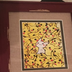 Pokémon Pikachu Mimikyu ''imposter'' Print - Etsy Canada