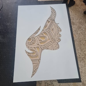 Multilayer Laser Cut File, Women Dxf File, SVG Ai EPS Dxf Laser Cut ...