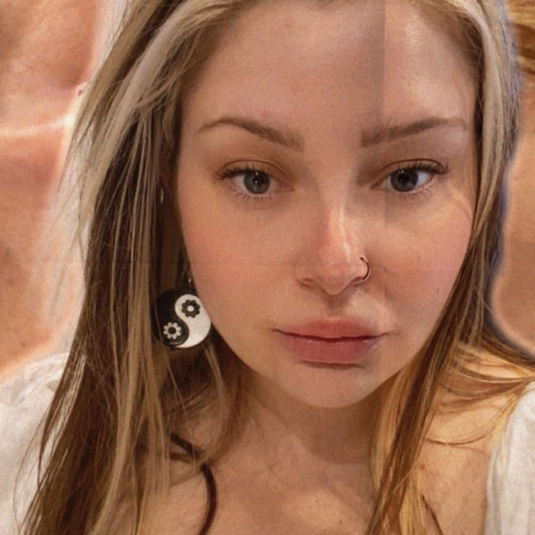 MONOCRHOME VORTEX 1960S Inspired Earrings - Etsy